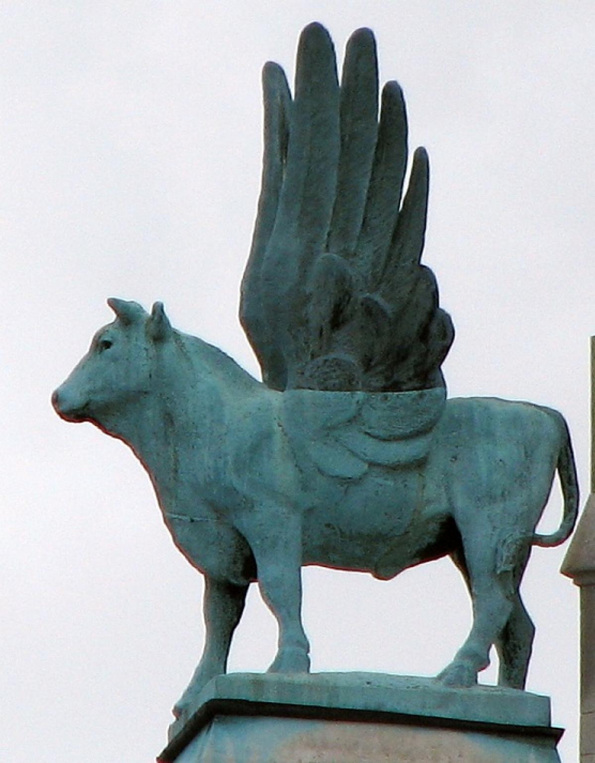 Ox, Winged (Saint Luke) | City of Grove Oklahoma