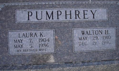Pumphrey, Walton H. & Laura K. | City of Grove Oklahoma