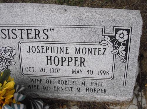 Hopper, Josephine (Montez) (Hall) (Brown) | City of Grove Oklahoma