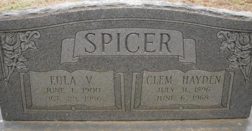 Spicer, Clem Hayden & Eula V. | City of Grove Oklahoma