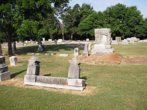 Doherty Family Stone (Two Crypt Covers) | City of Grove Oklahoma
